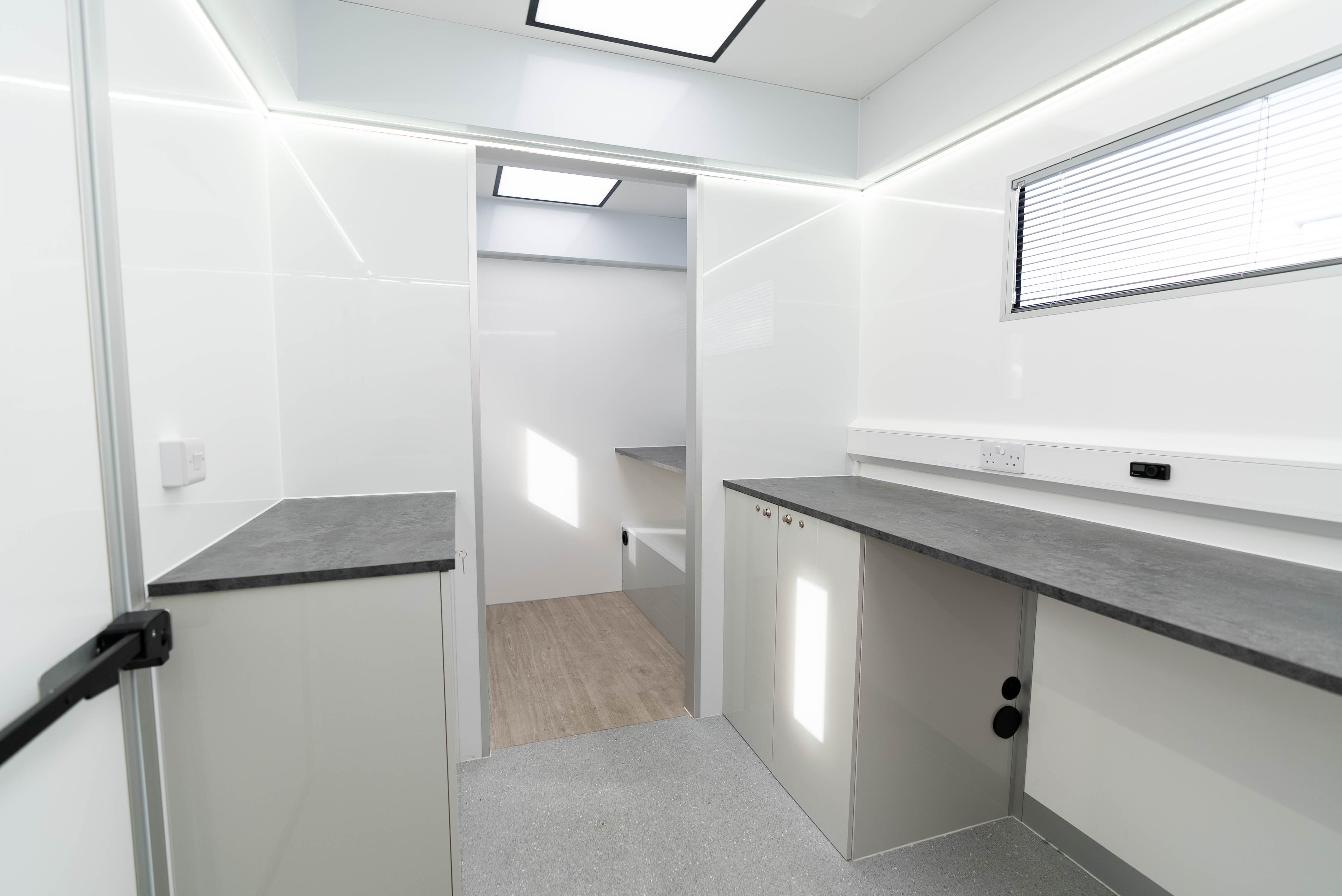 Mobile cancer screening units